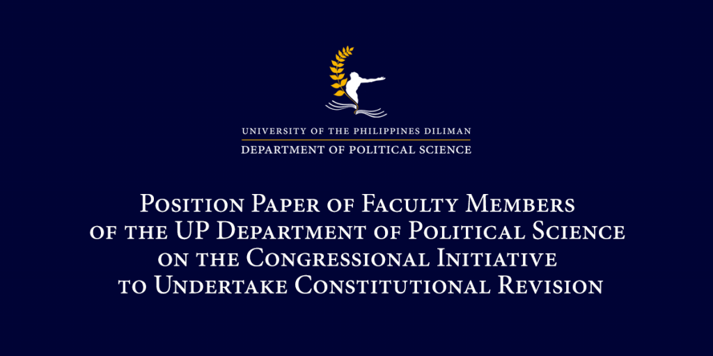 Department of Political Science | University of the Philippines Diliman