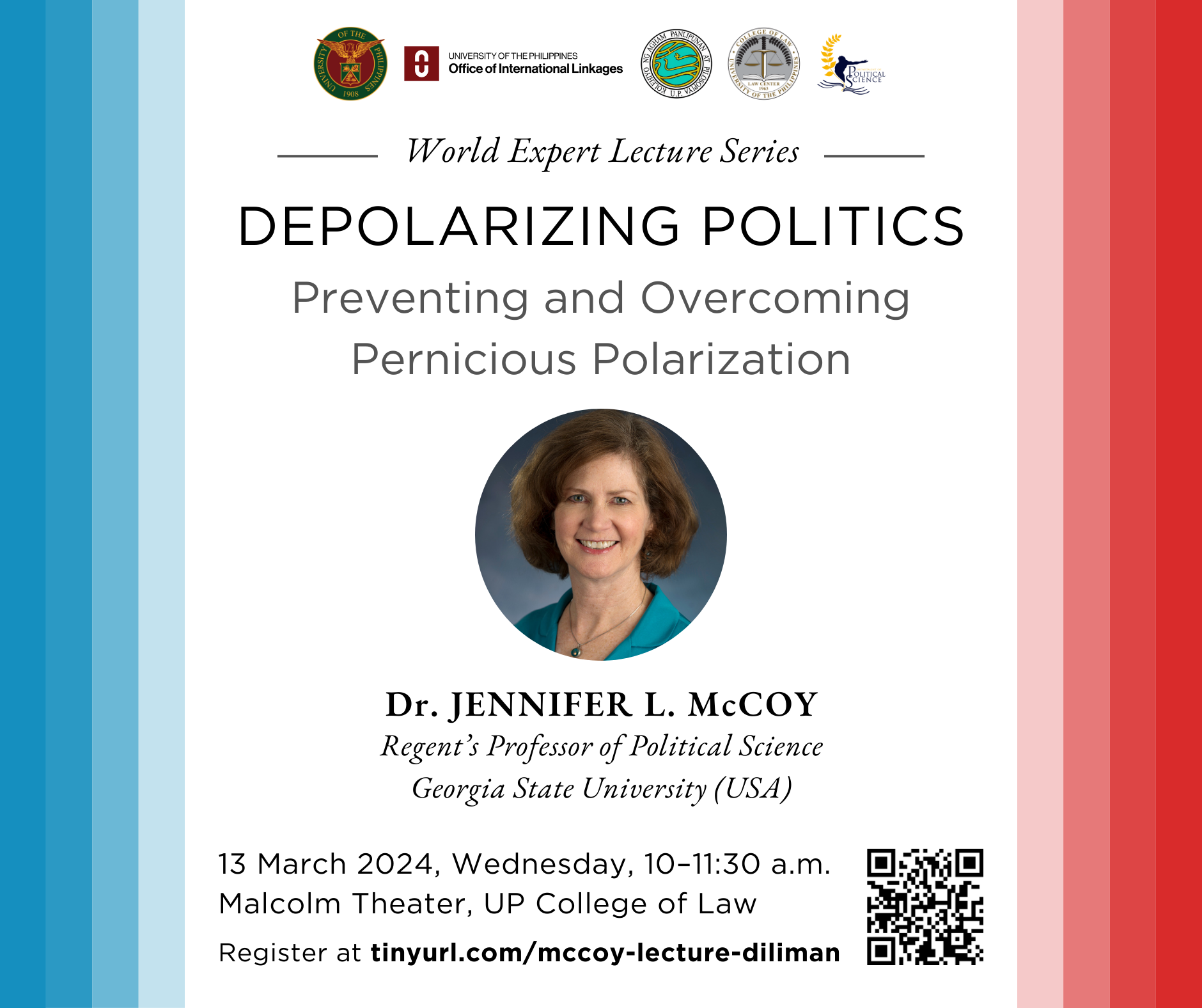 World Expert Lecture Series event on “Depolarizing Politics: Preventing ...