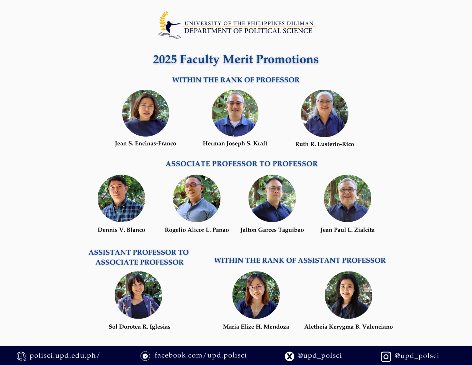 UP Department of Political Science